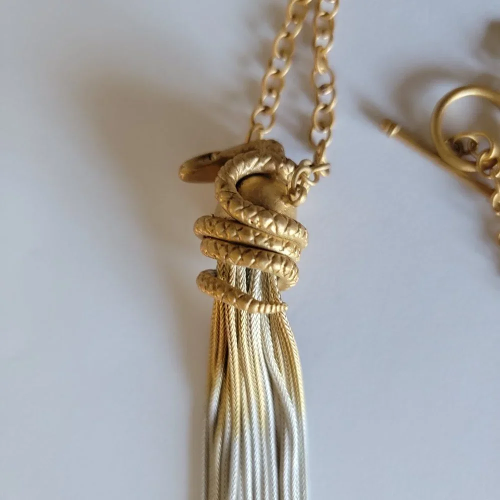 Tat2 | Jewelry | Rare Tat2 Snake Gradient Mixed Metal 24k Plated Gold ...